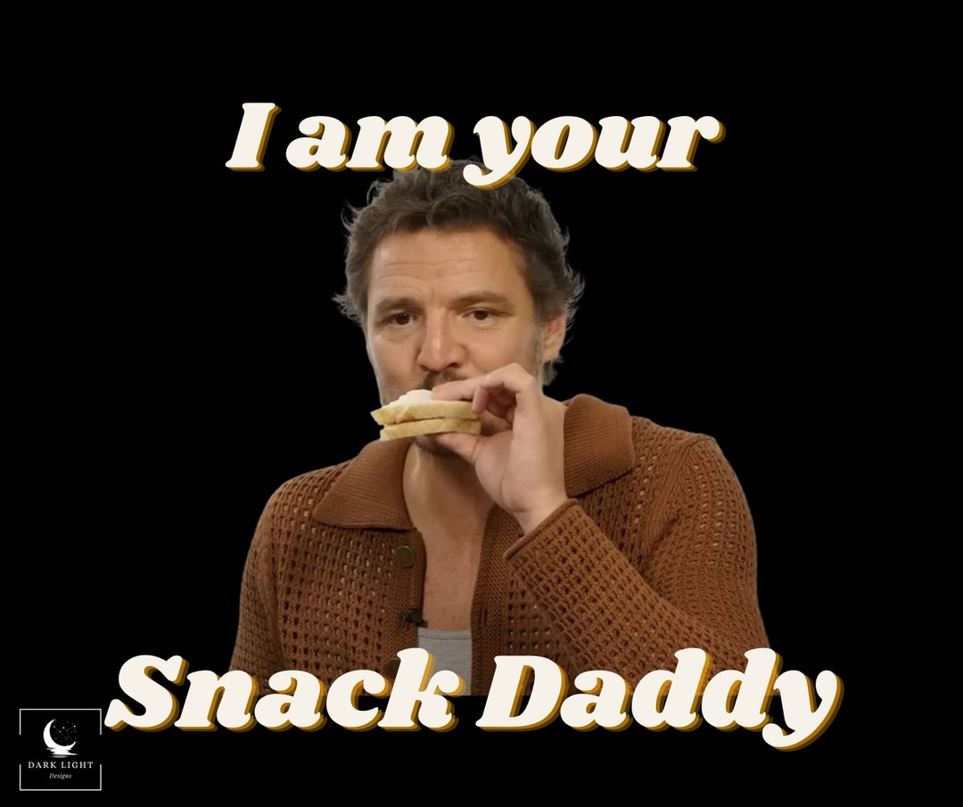 Pedro Pascal 'eating a Sandwich Meme' Digital Design - Etsy Canada