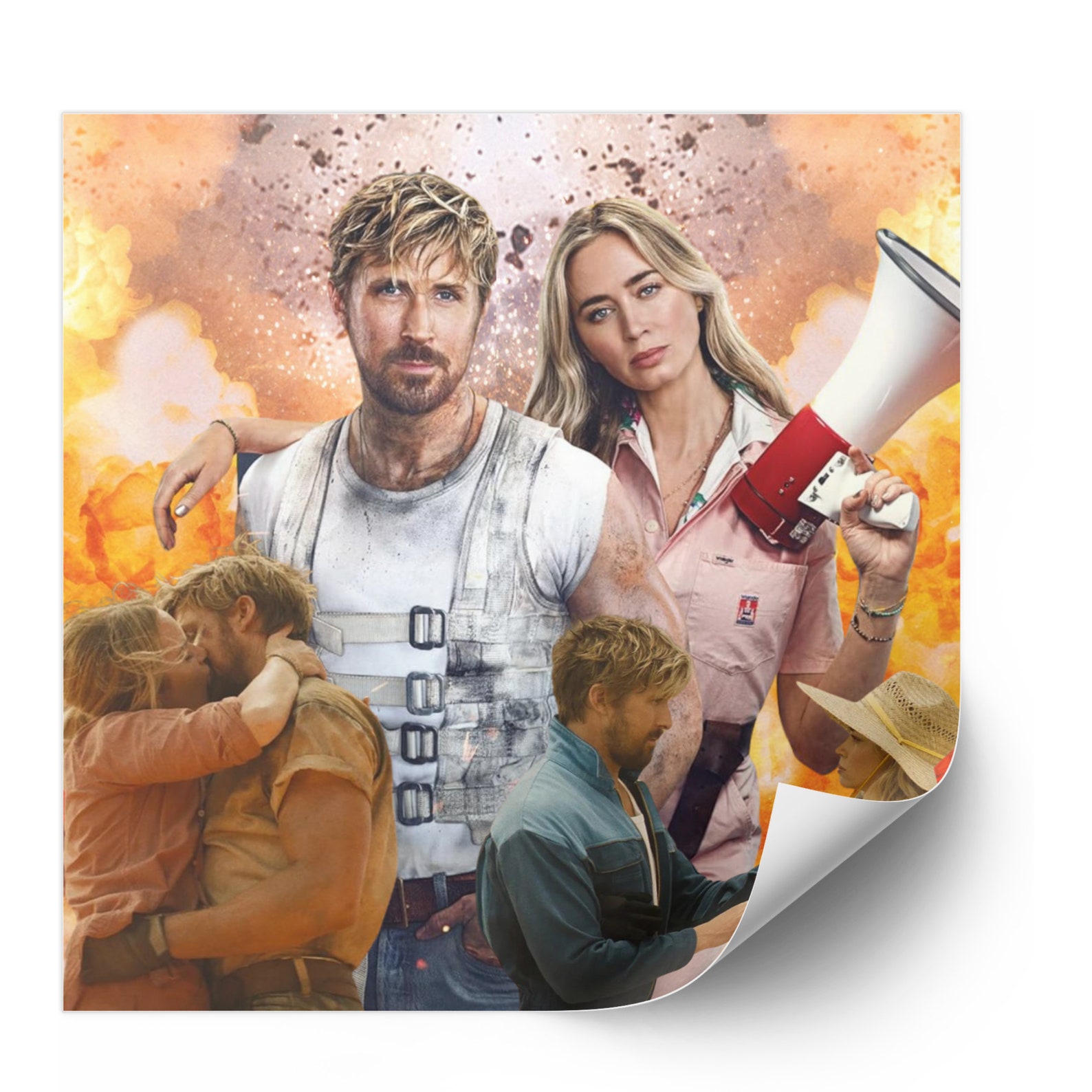 The Fall Guy Digital Design (ryan Gosling) (emily Blunt) - Etsy