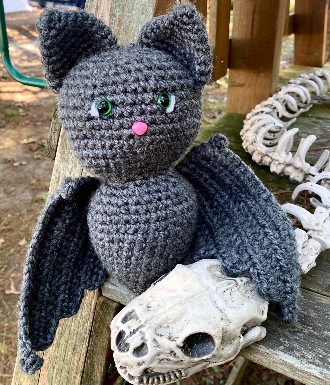Crocheted Bat - Etsy