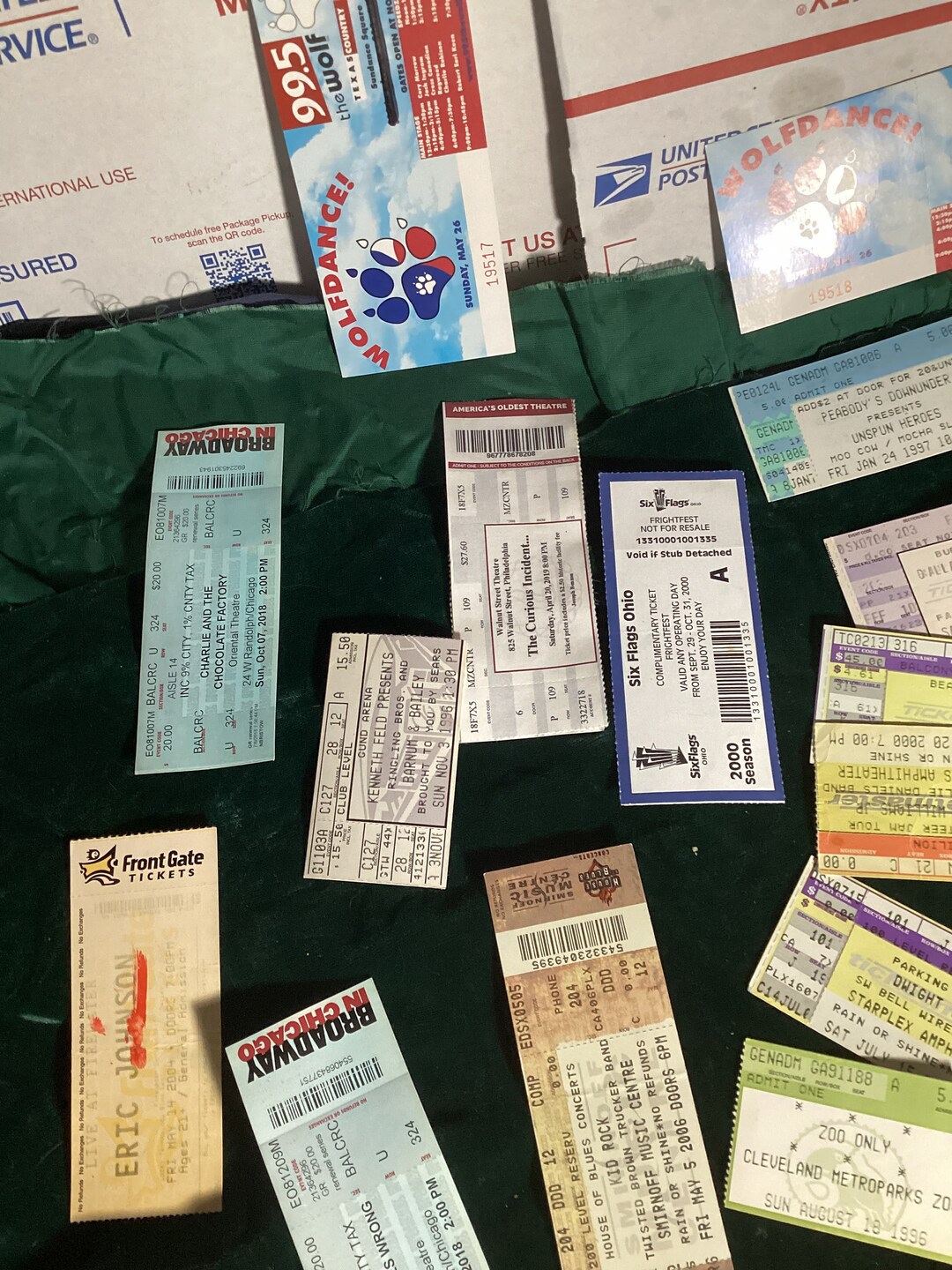 Various Different Events Ticket Stubs - Etsy