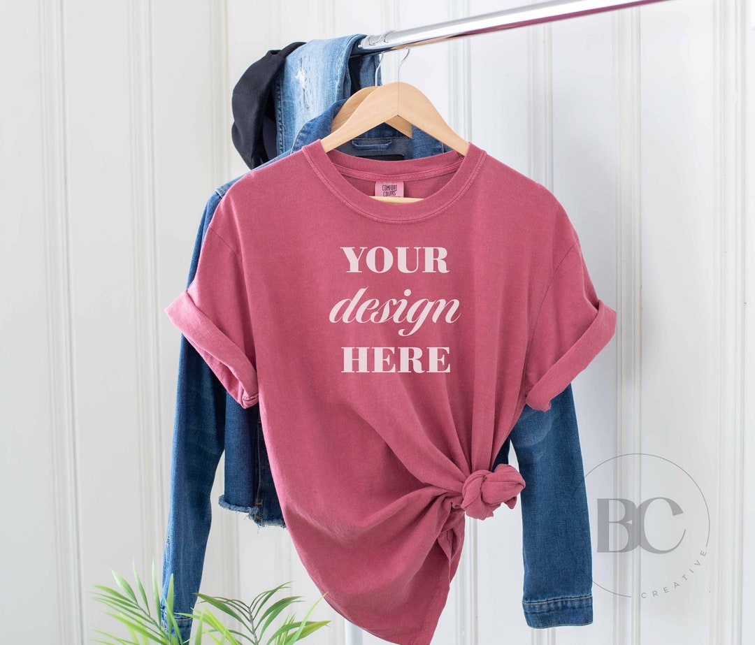 Comfort Colors Brick Mockup | 1717 Mockup | 1717 Brick | Comfort Colors ...