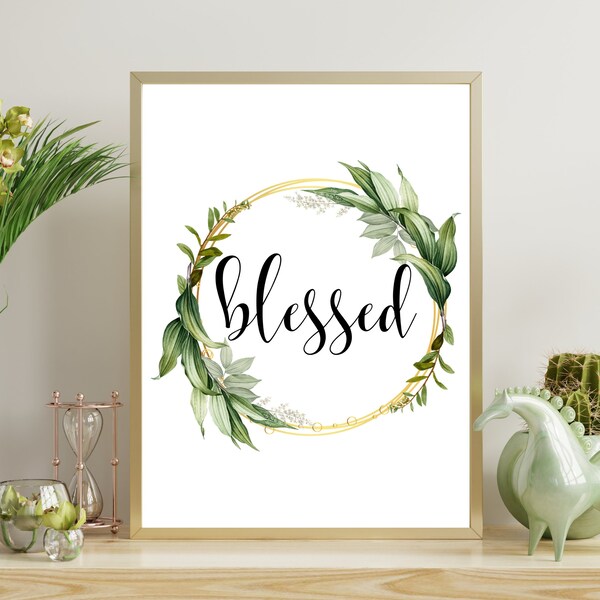 Blessed Sign - Etsy