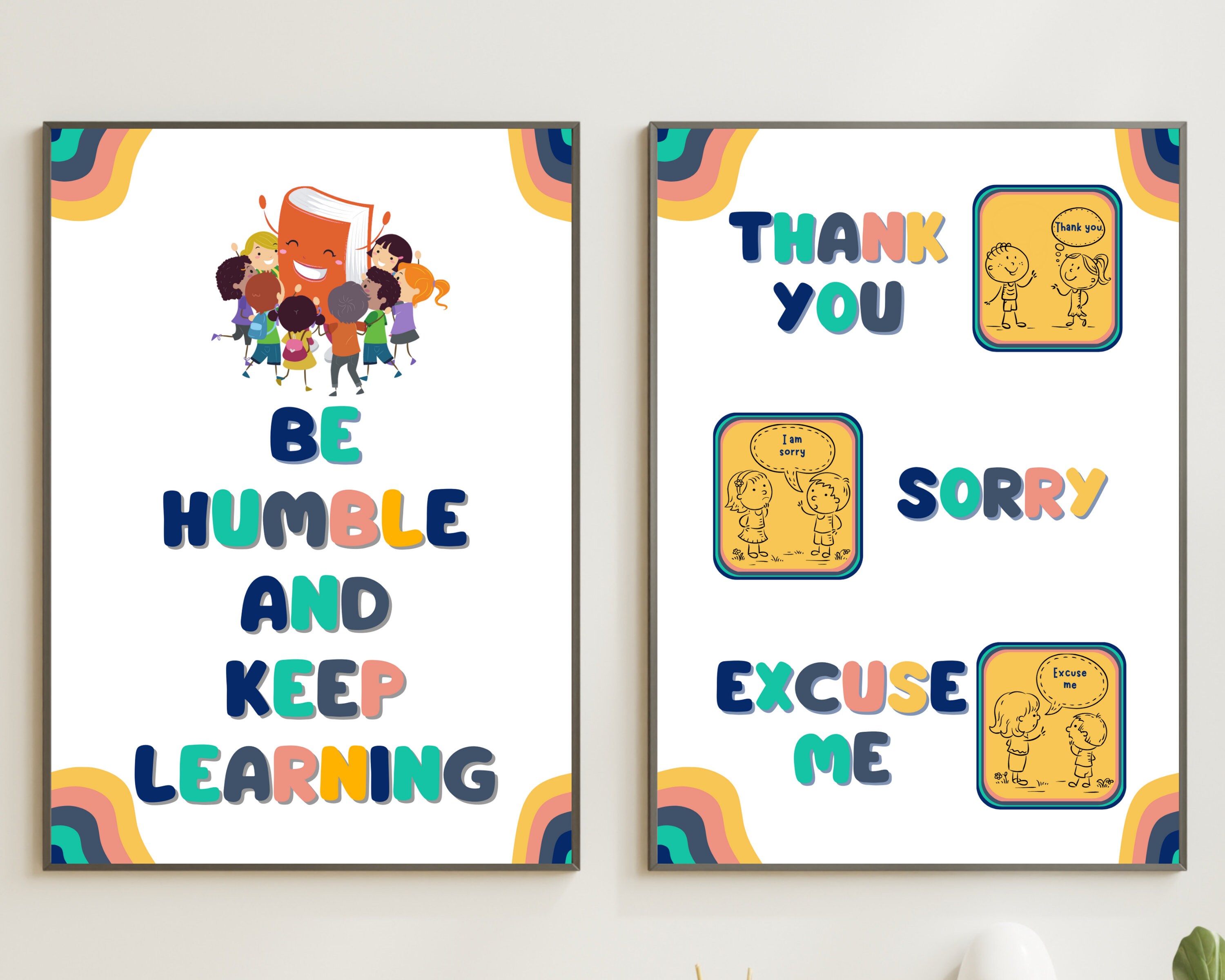 Educational Posters For Kids Room