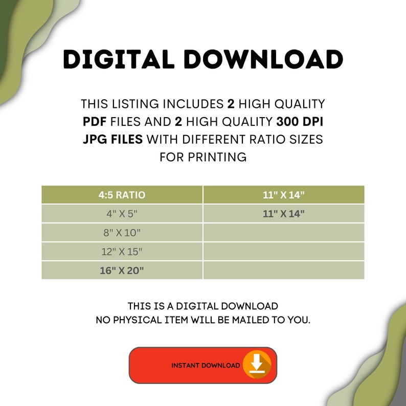 Blessed Family Bible Verse Wall Art Christian Farmhouse Decor Inspirational Quote Digital ...