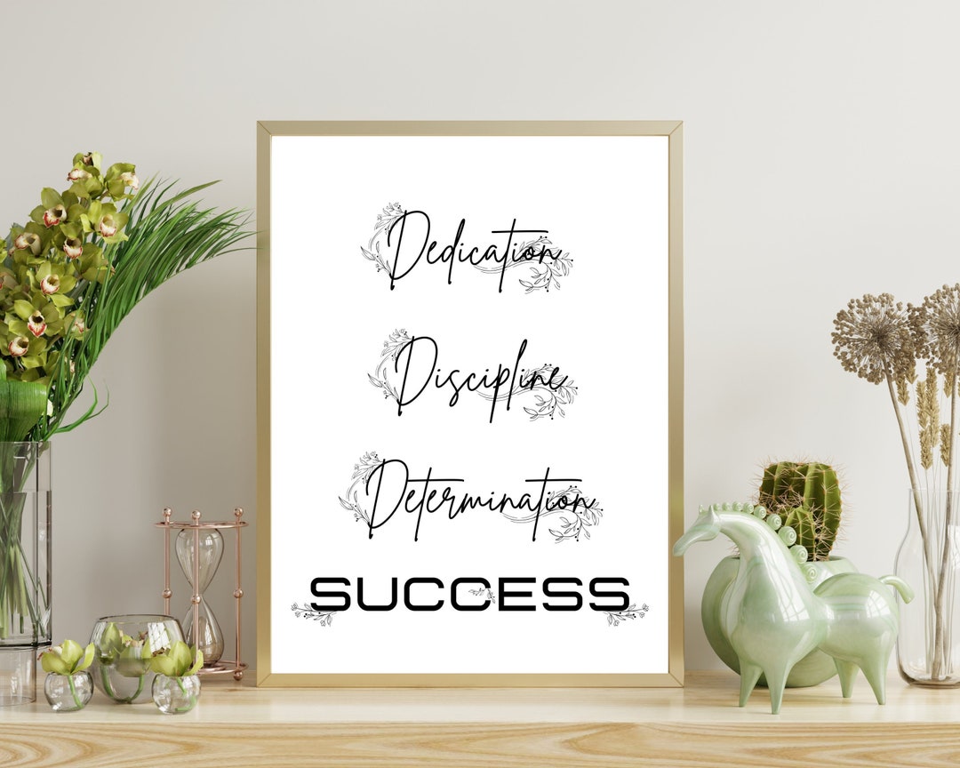 Success Wall Art Instant Download Printable for Motivation and ...
