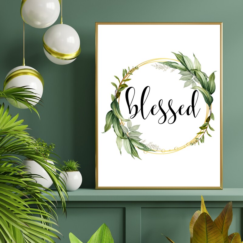 Blessed Sign - Etsy
