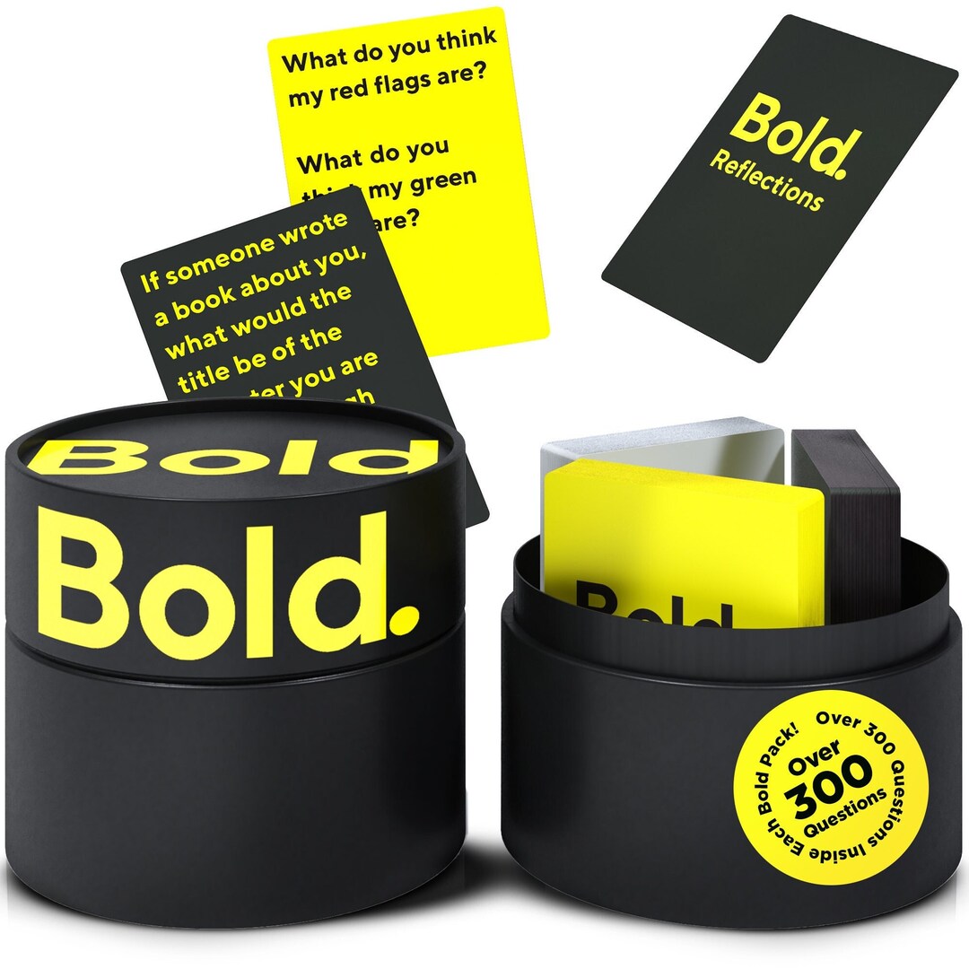 Bold the Ultimate Conversation Adult Card Game 3 Decks & 300 Questions ...