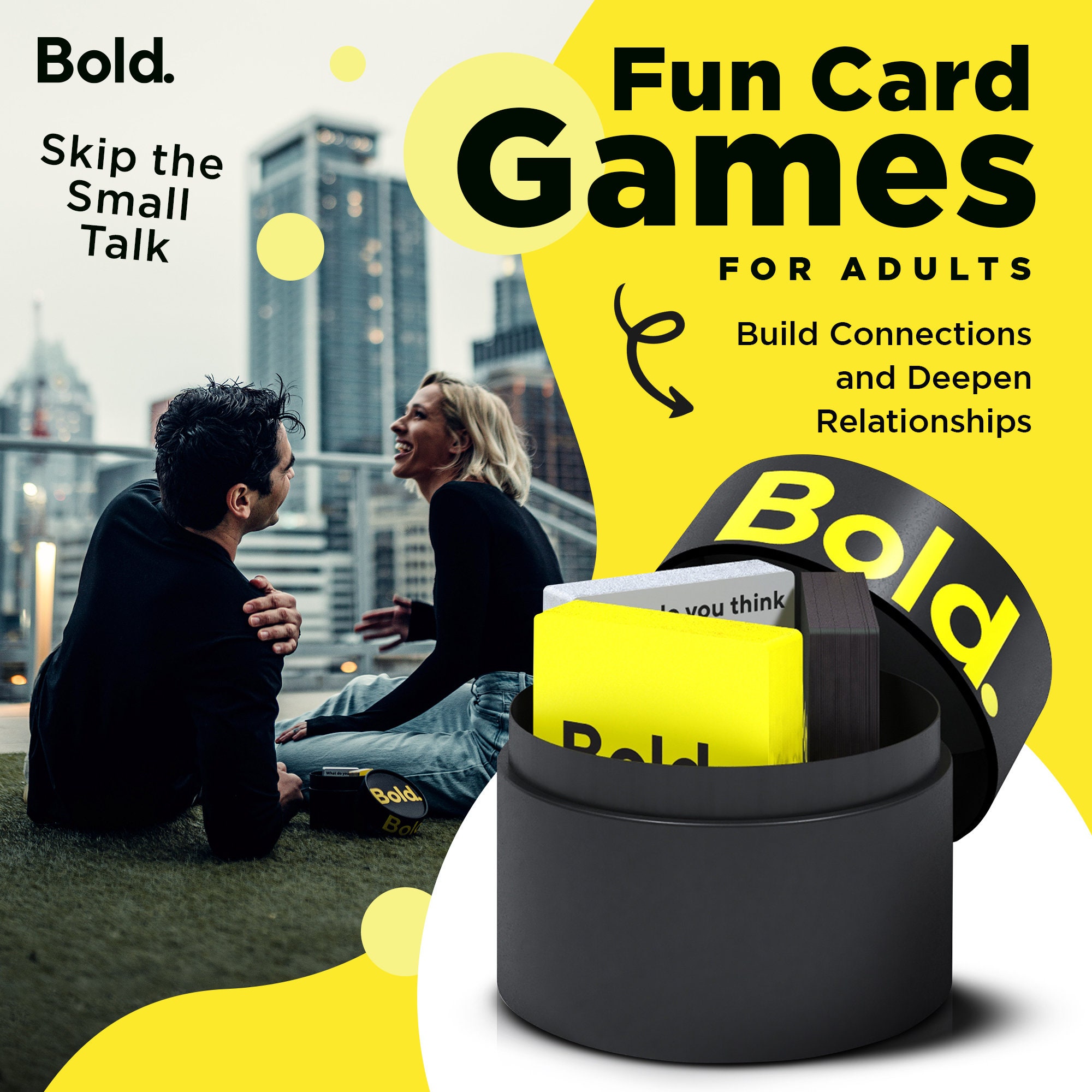 Bold - the Ultimate Conversation Adult Card Game - 3 Decks & 300 ...