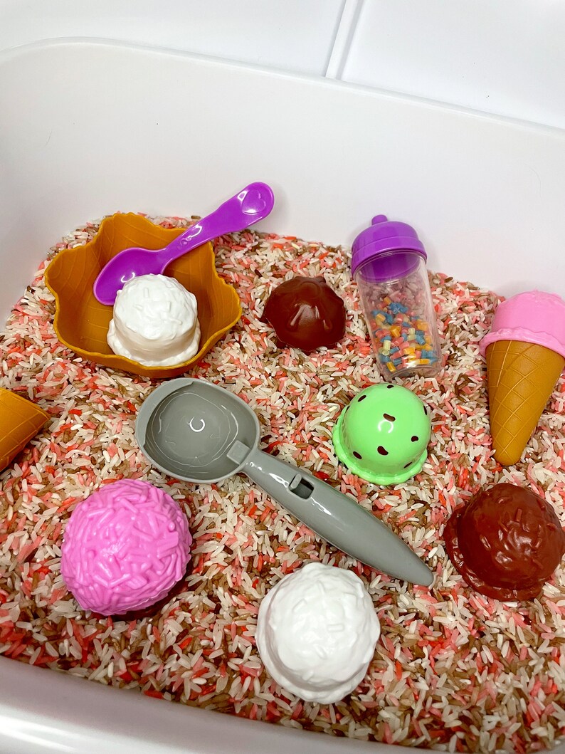 Ice Cream Sensory Bin Fine Motor Play - Etsy Australia