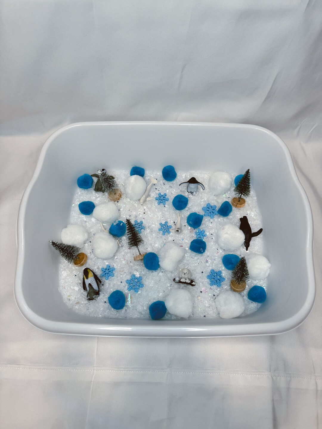 Winter Sensory Bin, Sensory Play, Fine Motor Play, Learn and Play - Etsy