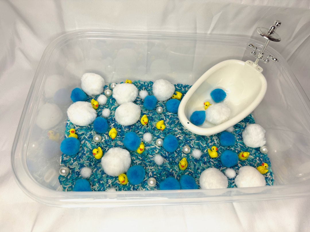 Bubble Bath Sensory Bin, Sensory Play, Fine Motor Play, Learn and Play ...