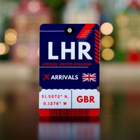 BNE Brisbane Boarding Pass Glossy Sticker | Australia Travel Sticker ...