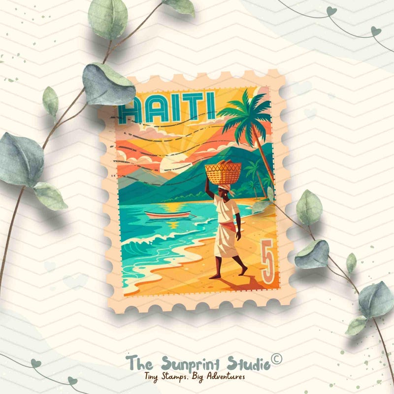 Haitian Vinyl Stickers - Etsy