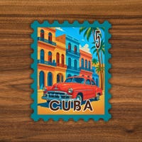 Port of Spain Sticker, Vinyl Travel Stickers, Trinidad and Tobago ...