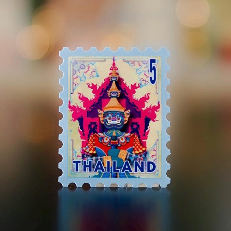 Temple Guardian Thai - Etsy