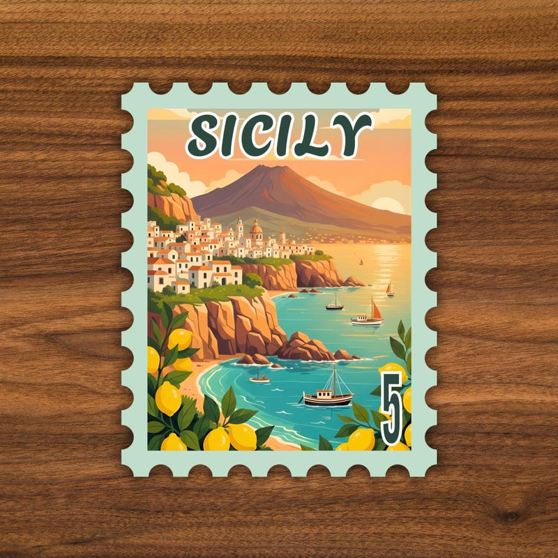 Sicily Italy Decals - Etsy