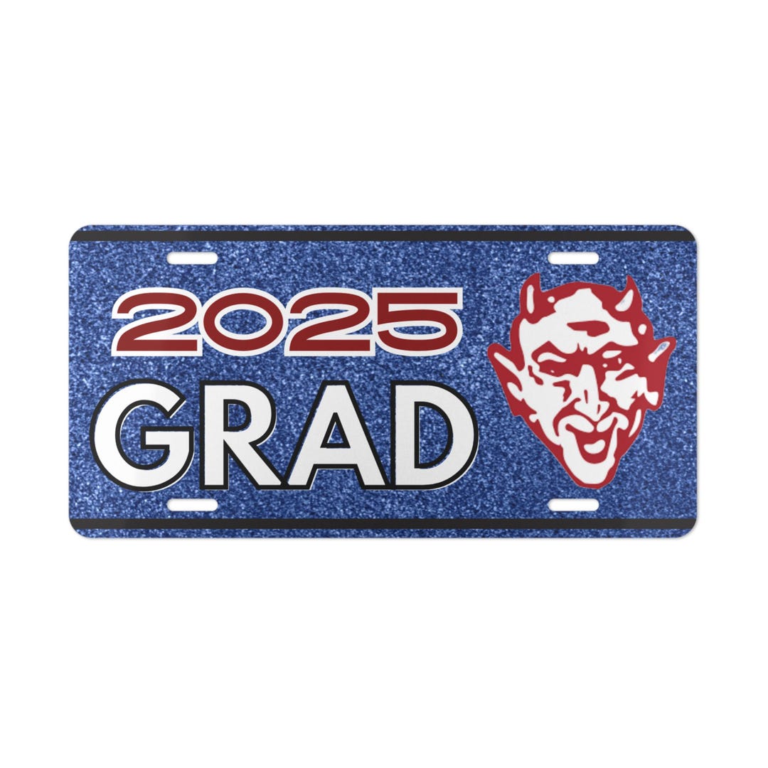2025 GRAD DCHS- Vanity Plate, Custom Graduation Decor, Unique Senior ...