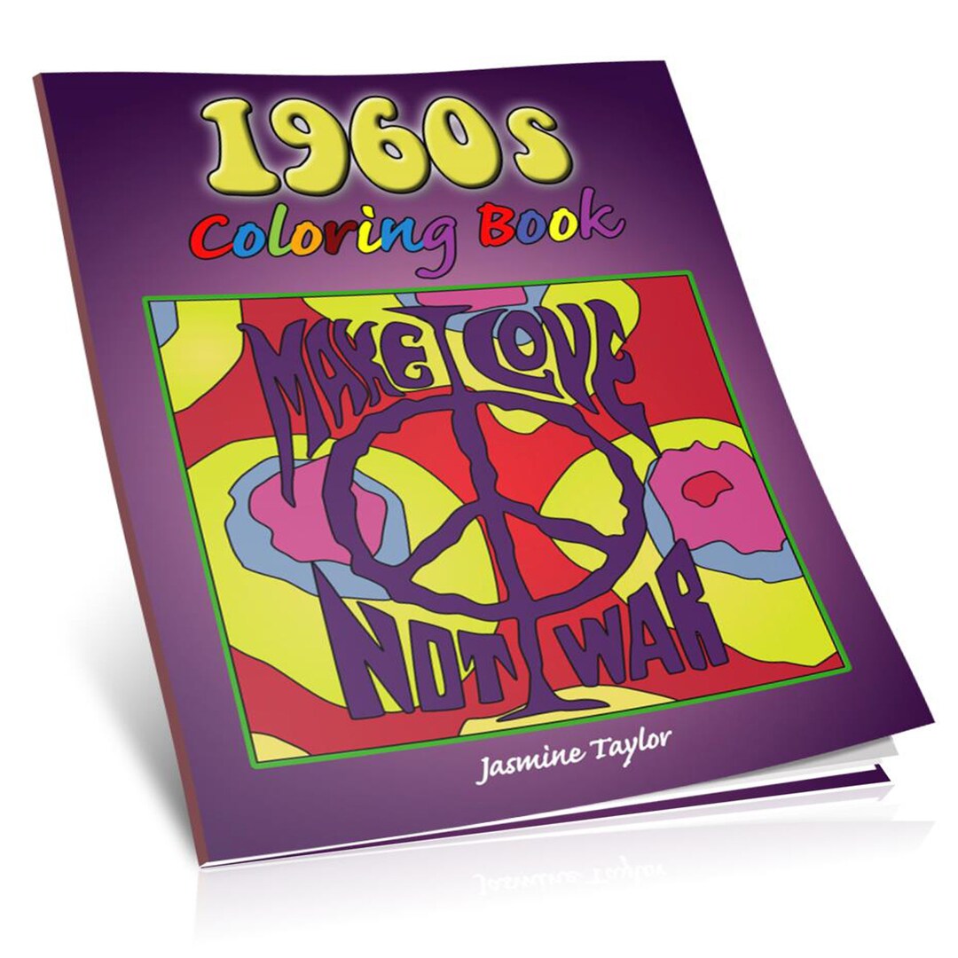 1960s Coloring Book - Etsy