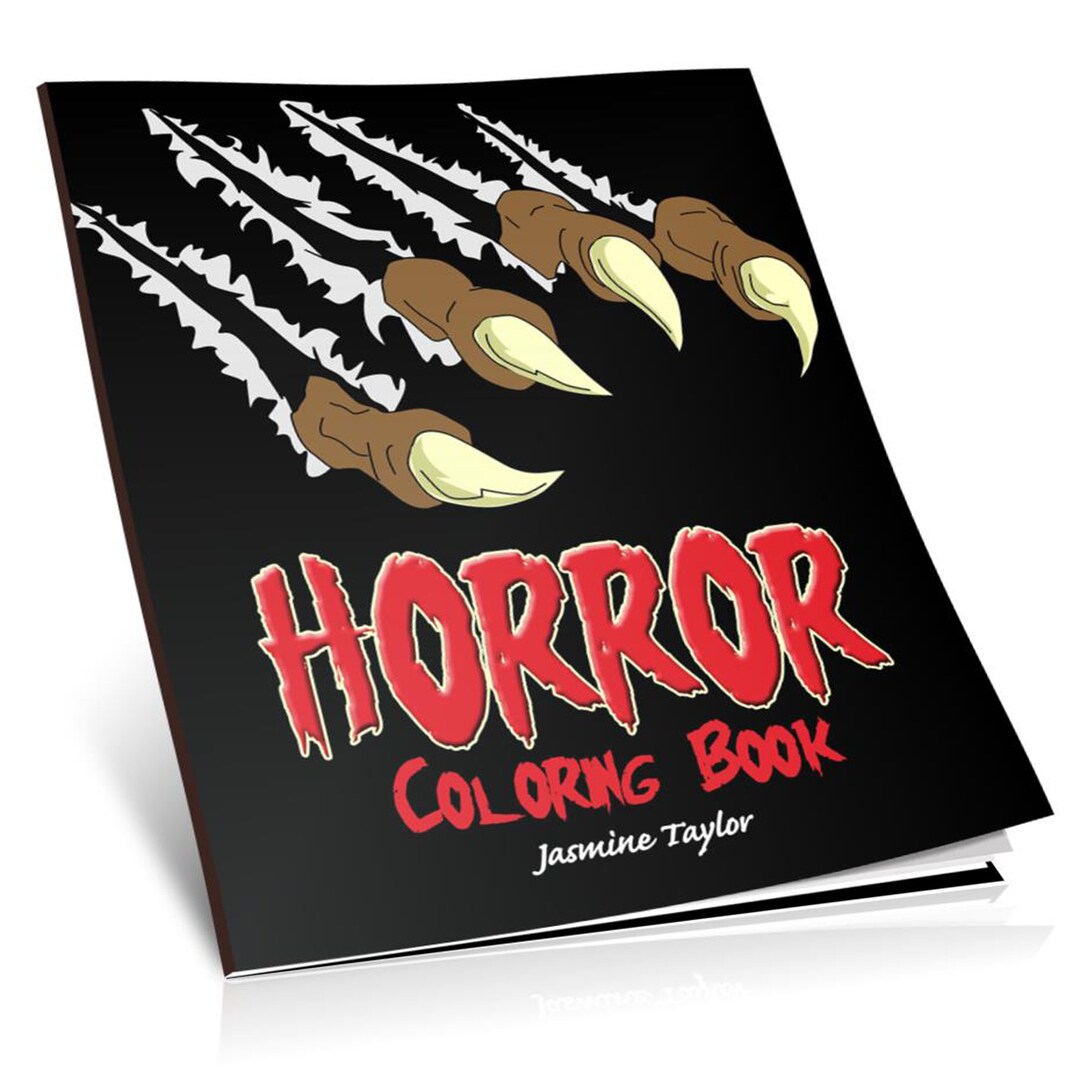 Horror Coloring Book - Etsy