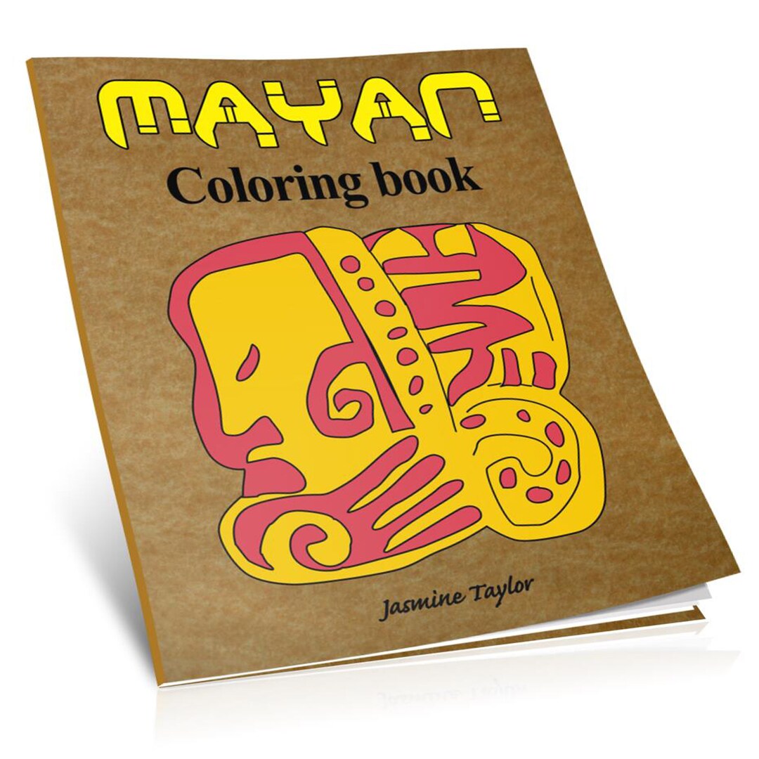 Mayan Coloring Book - Etsy