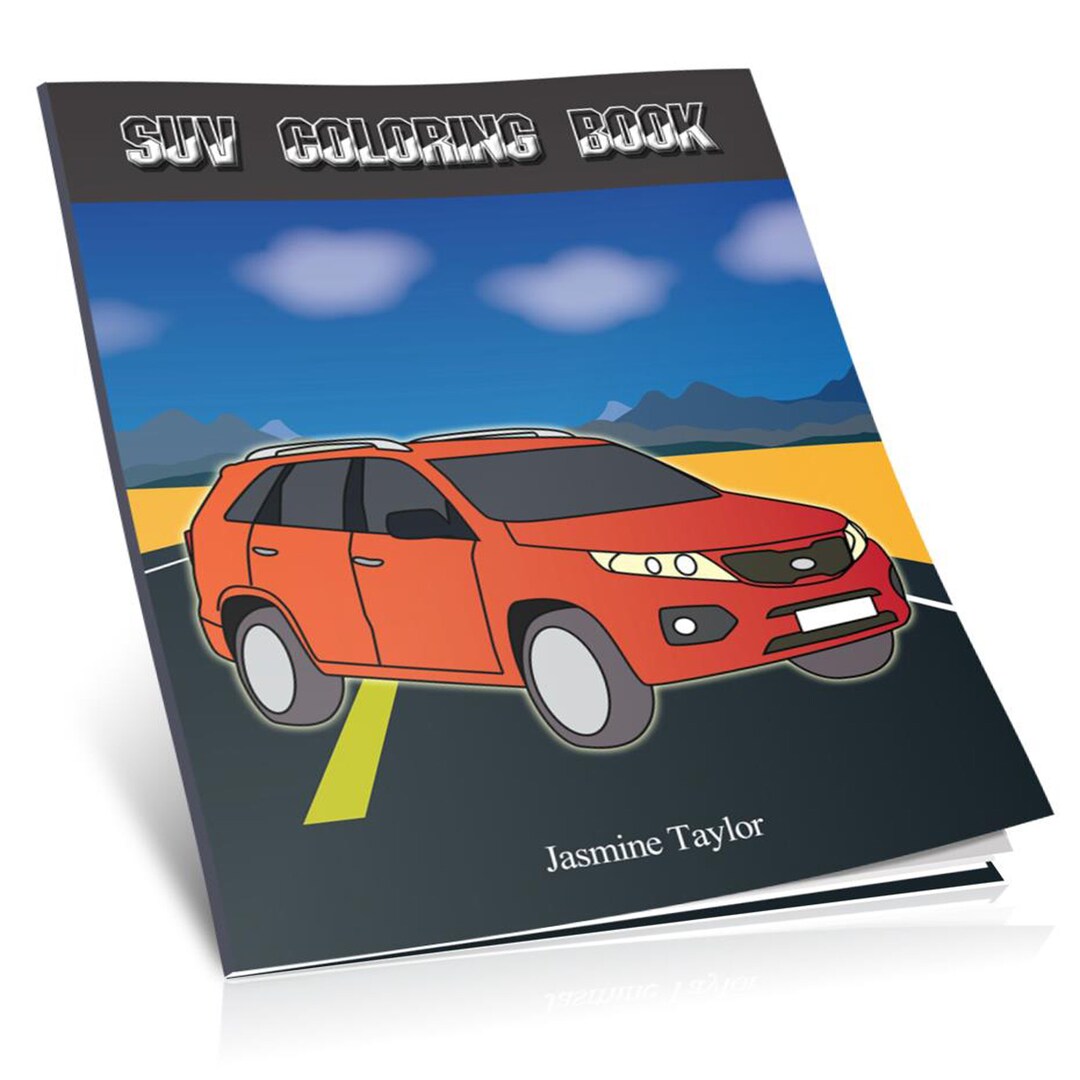 SUV Coloring Book - Etsy
