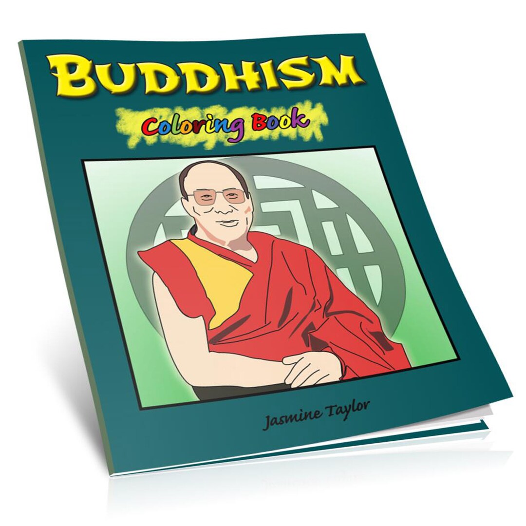 Buddhism Coloring Book - Etsy