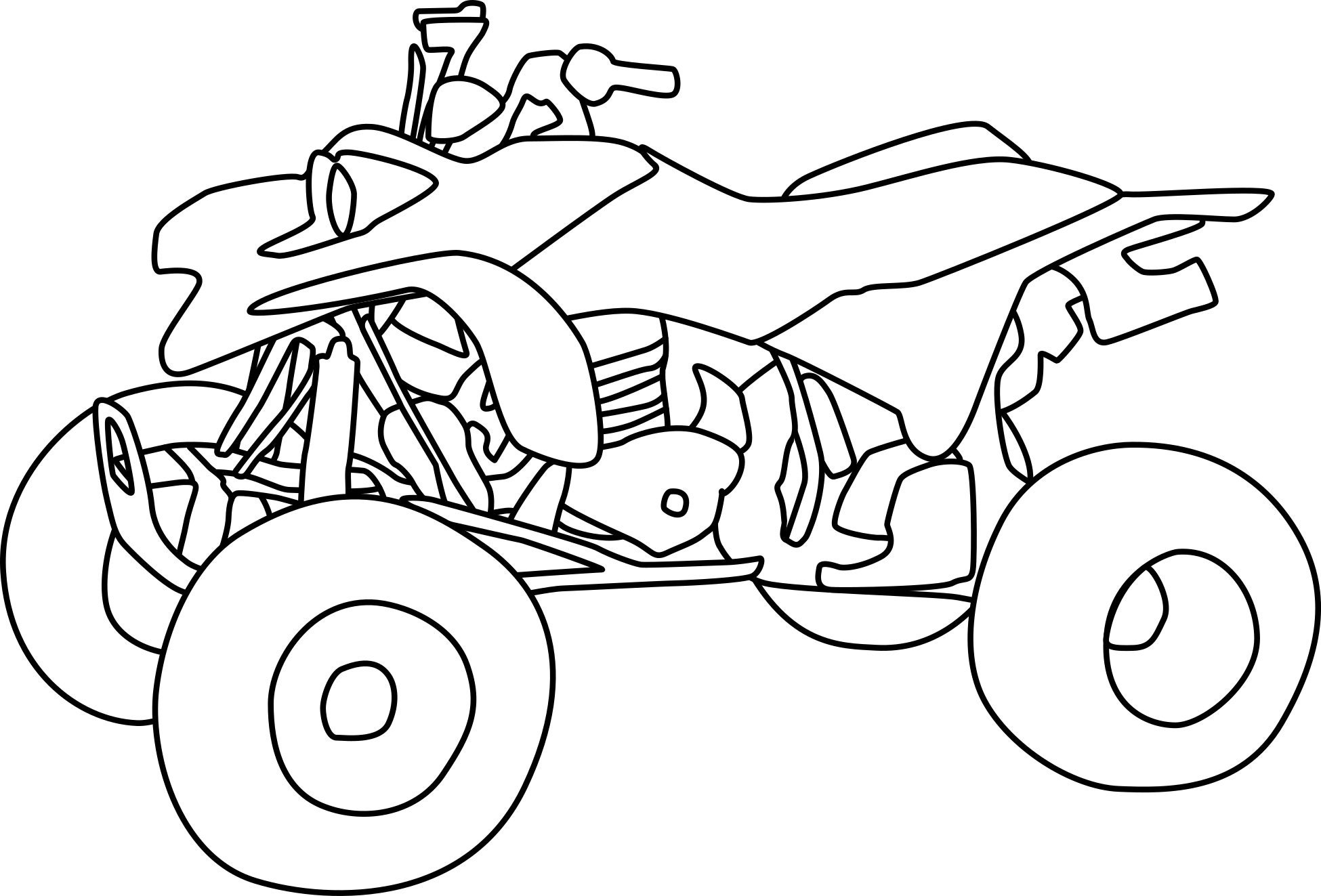 ATV Quad Coloring Book - Etsy
