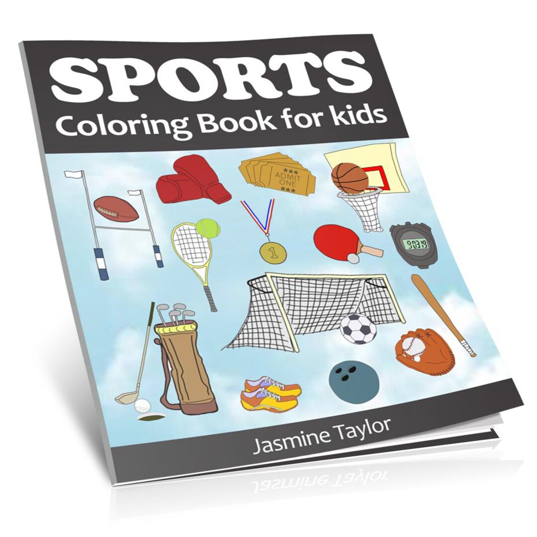 Sports Coloring Book for Kids - Etsy