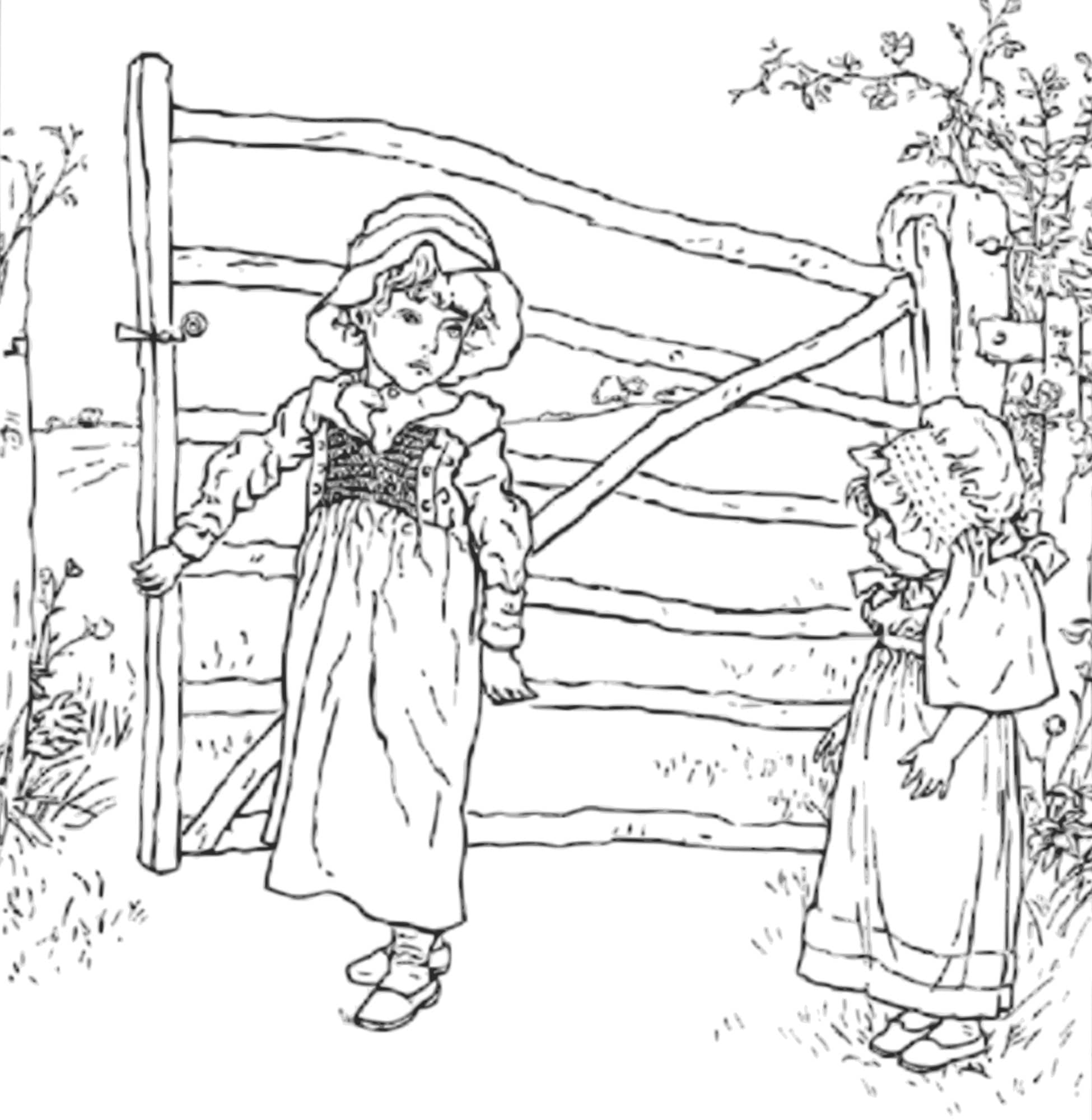 Nursery Rhymes Coloring Book - Etsy