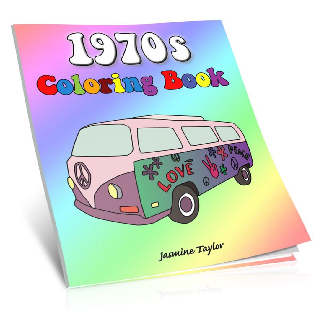 1970s Coloring Book - Etsy