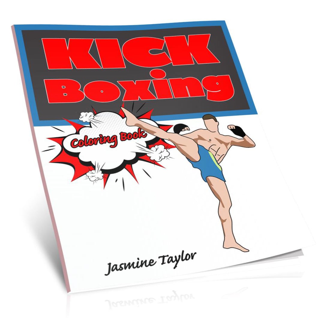 Kickboxing Coloring Book - Etsy