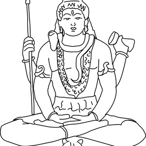 Hinduism Coloring Book - Etsy