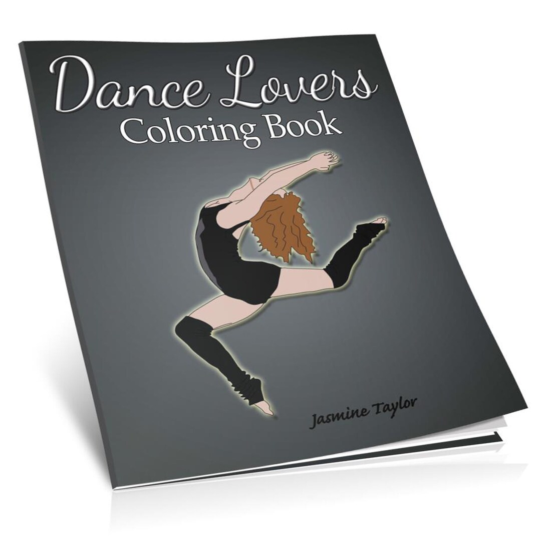 Dance Lovers Coloring Book - Etsy