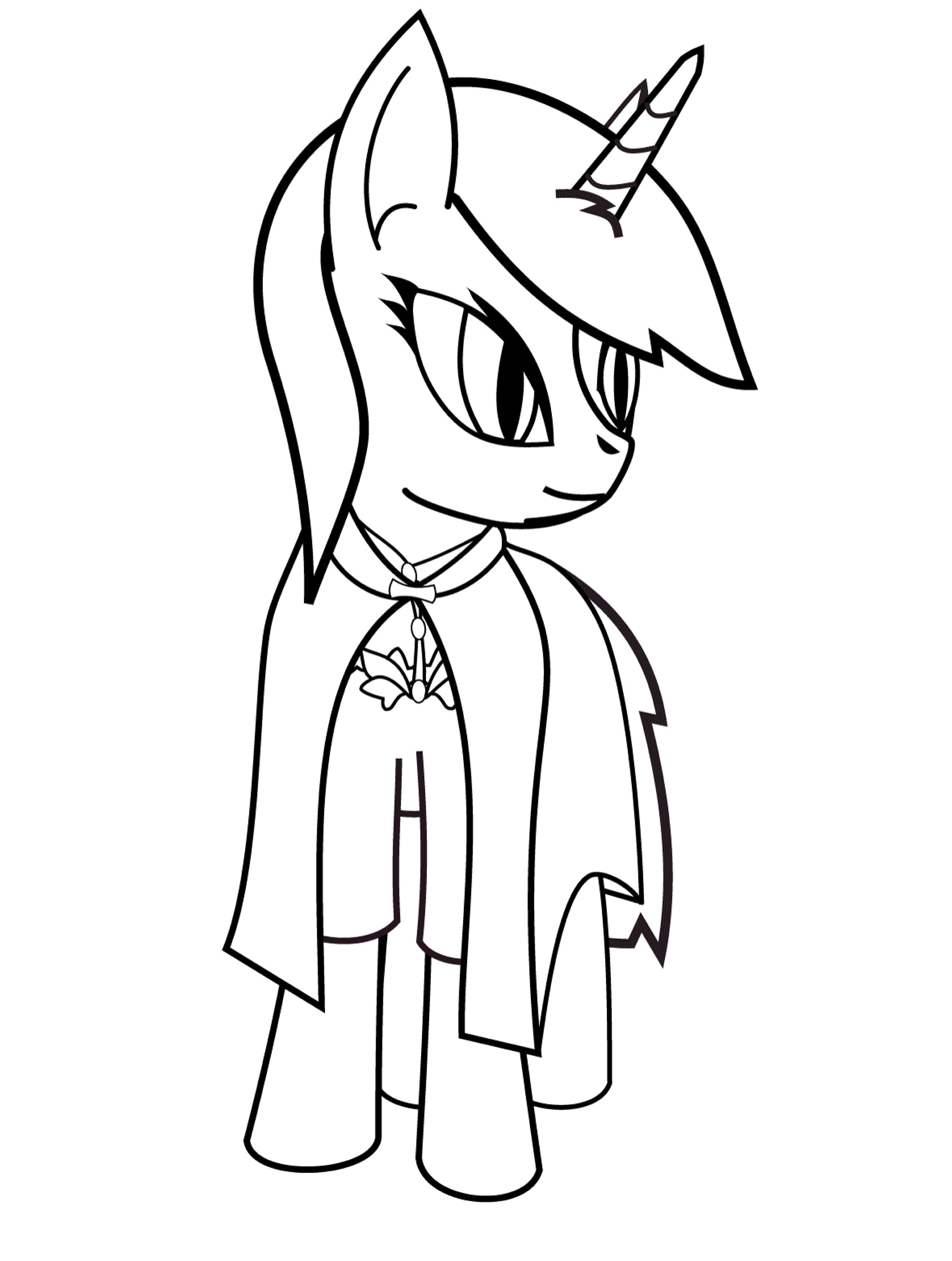 My Little Pony Coloring Pages Trixie