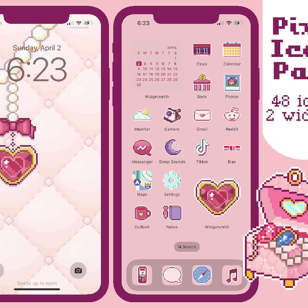 Kawaii App Icons - Etsy