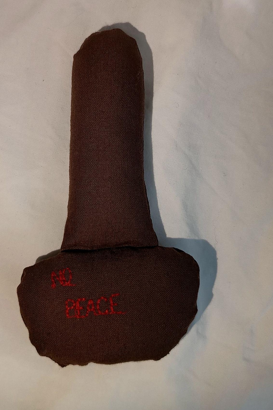 Brown/poc Skin Colour Fabric Packer With 2 Clips. Handmade in Amsterdam ...