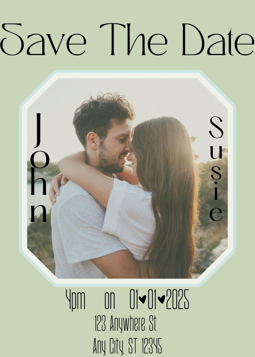 Editable Digital Download Save the Date Template - Perfect for Any ...