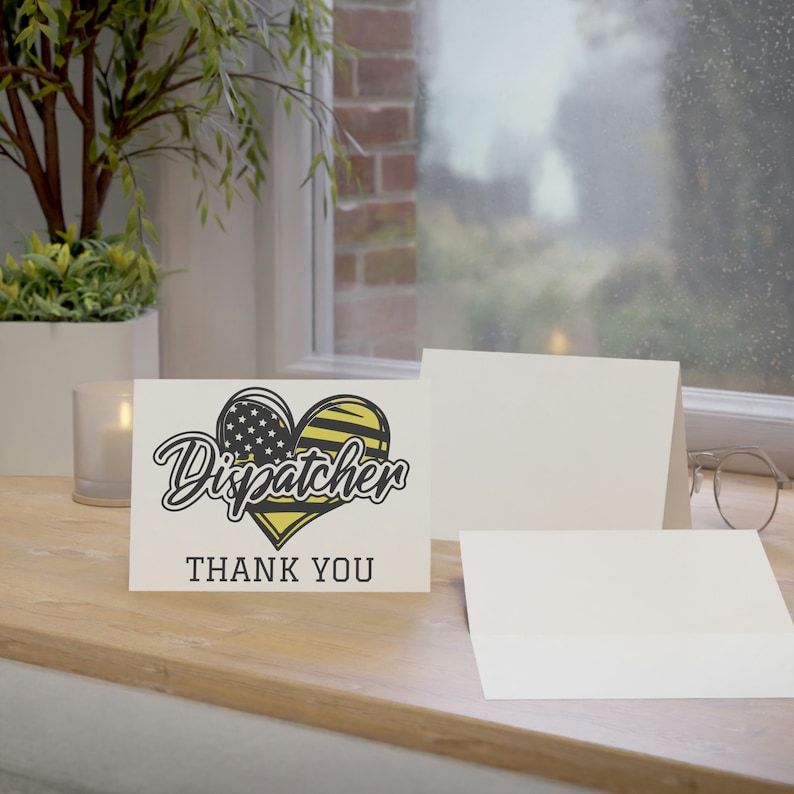 911 Dispatcher Thank You Greeting Cards - Etsy