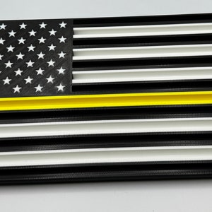 Thin Yellow Line Dispatcher Challenge Coin Holder - 13 Row Display ...