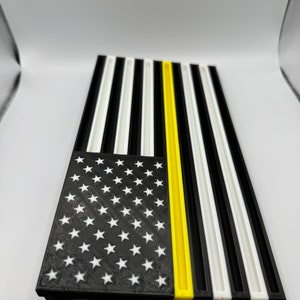 Thin Yellow Line Dispatcher Challenge Coin Holder - 13 Row Display ...