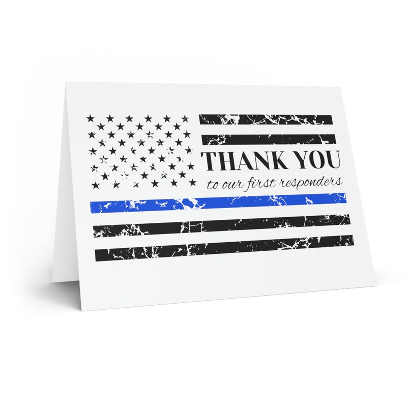Police Thank You Cards - Etsy