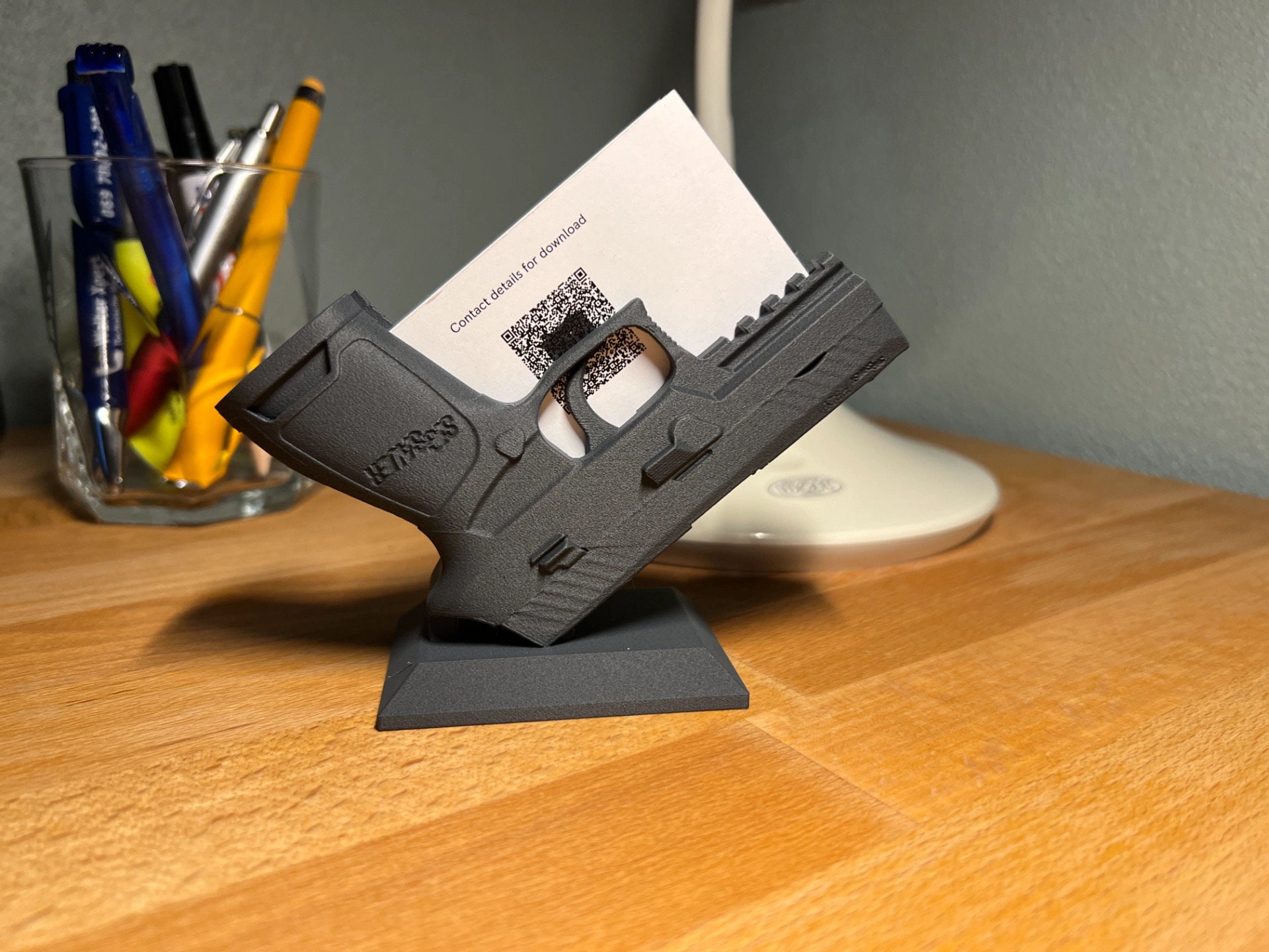3D Printed Sig Sauer P320 Business Card Holder for Desk - Etsy