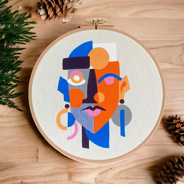 Abstract Embroidery - Etsy