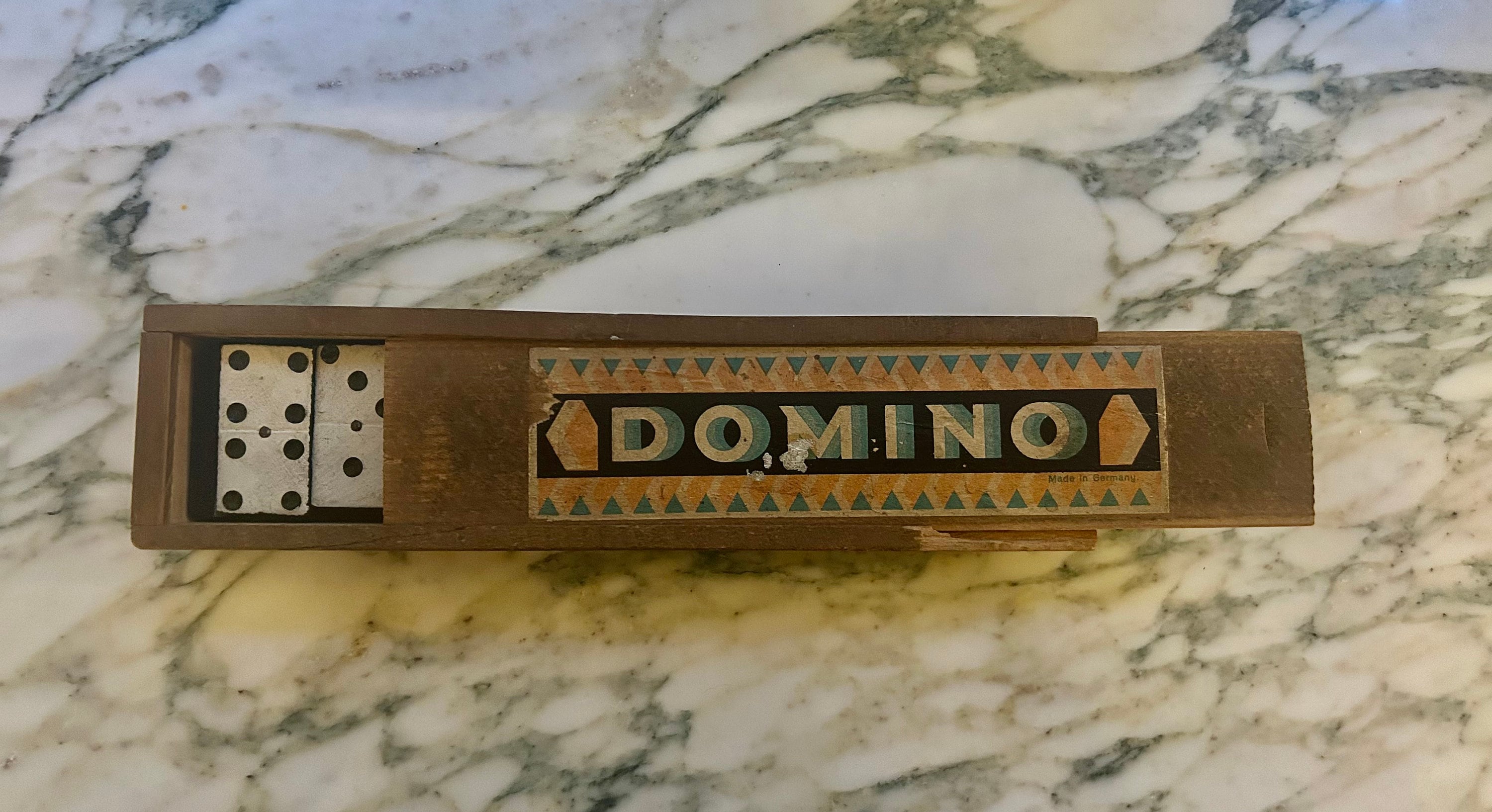 Handmade Vintage Wooden Dominos Set, Made in Germany - Etsy