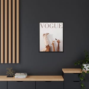 Chic Vogue Art Print, Fashion Wall Decor, Modern Home Decoration ...