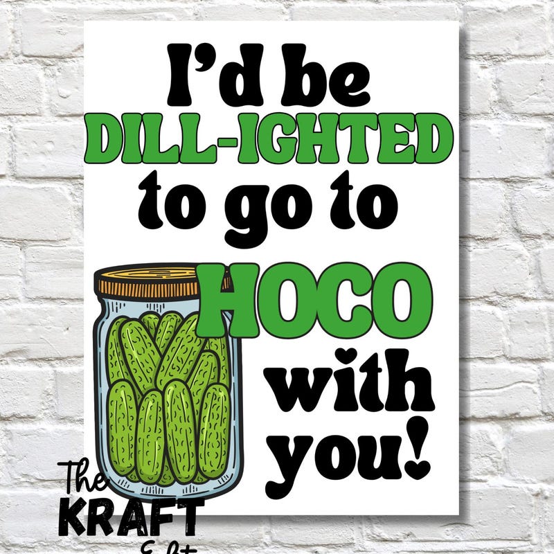 Printable Hoco Sign - Etsy