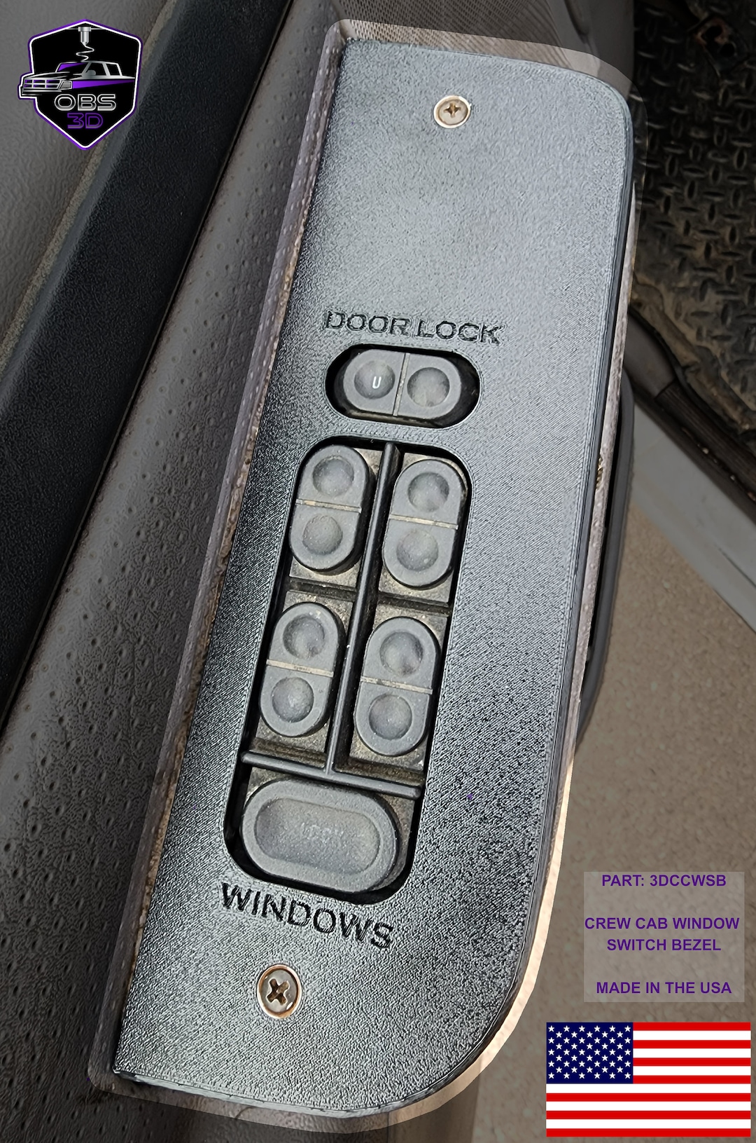 1994 - 1997 Ford Crew Cab Window Switch Panel F250 F350. 3D Printed - Etsy