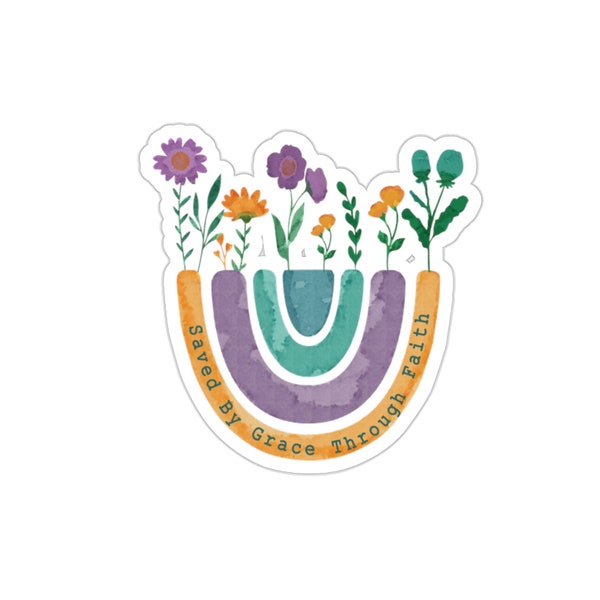 Saved by Grace Decal - Etsy