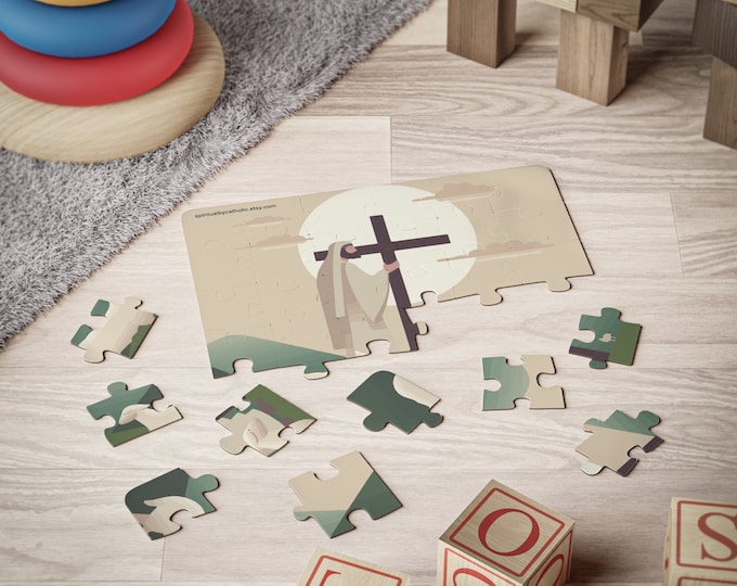 Kids' Jesus Puzzle, Childrens Religious Puzzle, Catholic Teacher Gift ...