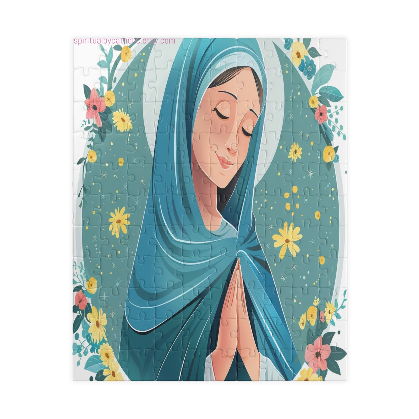 Mother Mary Puzzle, Religious Puzzle, Catholic Teacher Gift, Religious ...